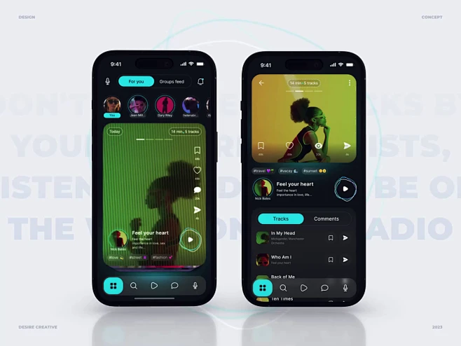 Mobile | Audio app animation app audio branding dashboard design design ...
