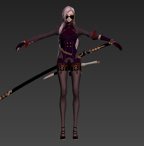 刃影3D角色模型