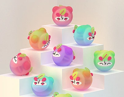 Bubble Bears-花瓣网