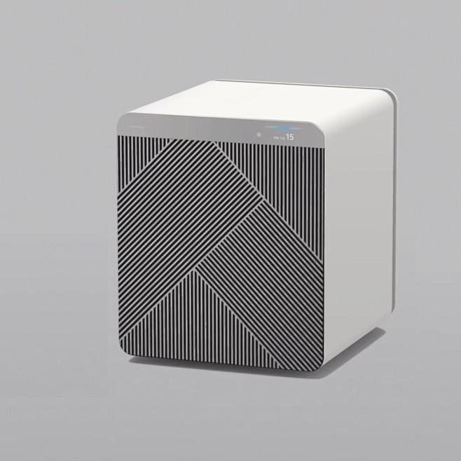 Samsung Bespoke Cube Smart Air Purifier has a quiet Wind-Free design and an extra filter