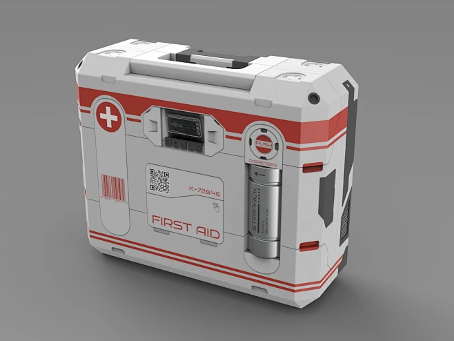 SciFi MedKit - Hard surface Prop-花瓣网
