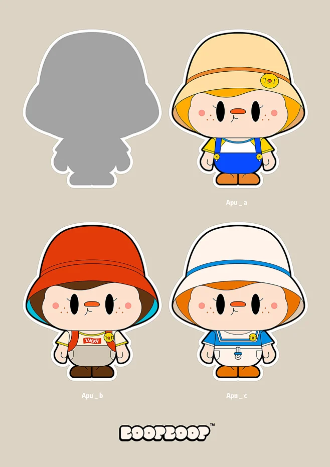 Apu Character IP Mascot toy 人物 吉祥物 潮玩 art toy designer toy-花瓣网