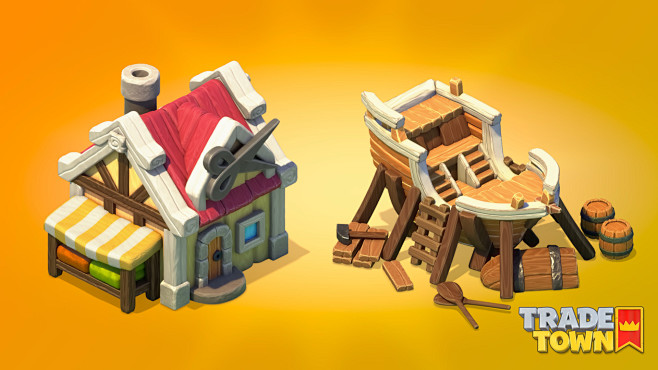 Trade Town - Guild Island, Tuomas Kankola : A communal hub for the ...