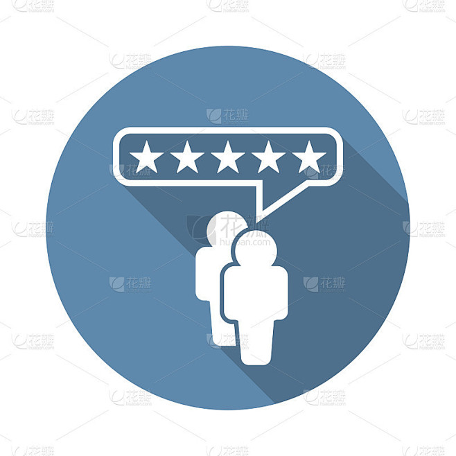 客户评论、评级、用户反馈概念矢量图标