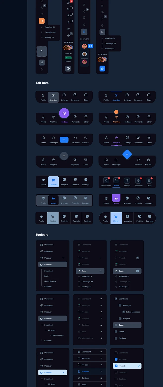 Modular - UI Styleguide & Composer - UI Kits : Modular is a customizable & adjustable design ...