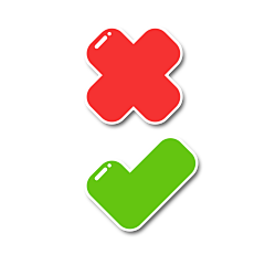 图标√和×-花瓣网|陪你做生活的设计师 | 打勾 对错 图标 icon