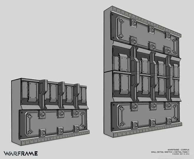 WARFRAME - Wall Design, Roger Adams on ArtStation at https://www ...