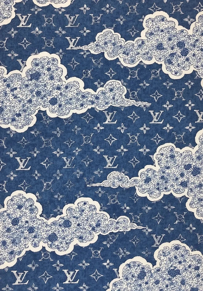 LV | 蓝色蜡染印花 - 小红书-花瓣网