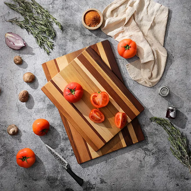 Square Wooden Chopping Blocks Charcuterie Board - Buy Wooden Chopping ...