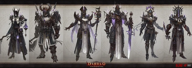 {游戏系列}美国 Diablo 暗黑破坏神（UI，角色，场景）-花瓣网
