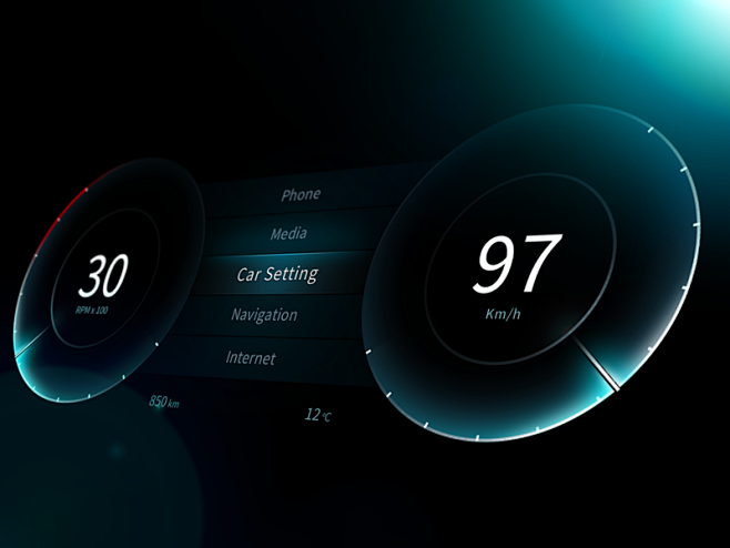 Car User Interface - MoonLight