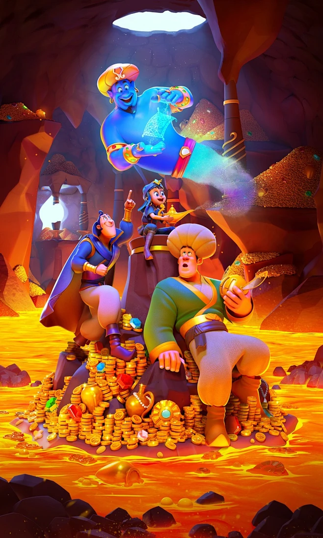 New Poster: GENIE-US ACT! Gold’s cool. The lamp’s cooler. But a real ...