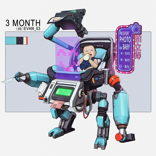 Evan's mech_09, Yulin Li : for my 9 month baby~~^^@-花瓣网