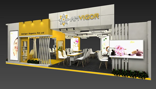 Exhibition Stall exhibition stand interior design Stall Design stand ...