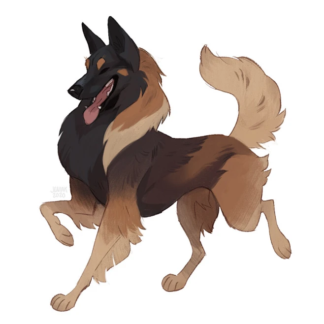 Doggust 2020 (part 1), Jeniak draws : Took part in an art community ...