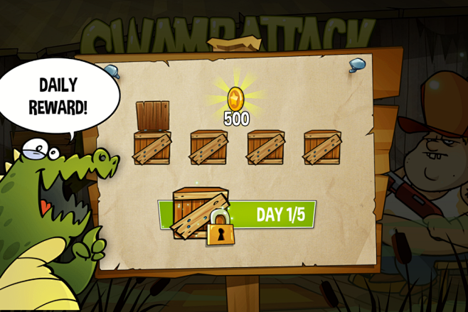 《Swamp Attack》游戏GUI欣赏