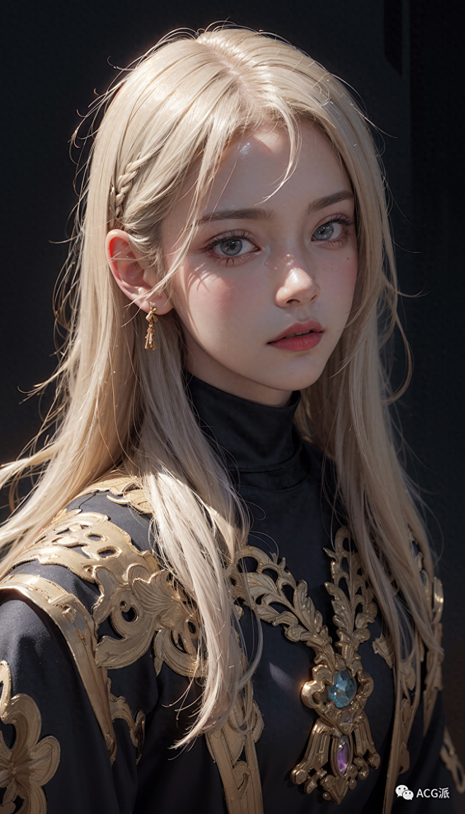 AI绘画 - 白发美女图鉴，超现实主义肖像的细腻魅力-今日头条