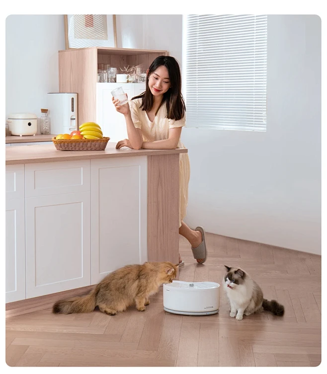 8536.0￥ 30% OFF|Water Fountain Cats Water Fountain | Baseus Cat Water ...