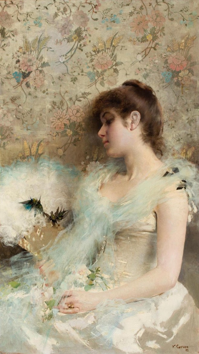 Vittorio Matteo Corcos (1859-1933)- Catherine La Rose (10)