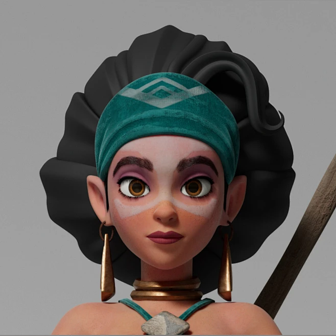 Amazon Girl, Matias Esquivel : Amazon Girl I made this character sculpt ...