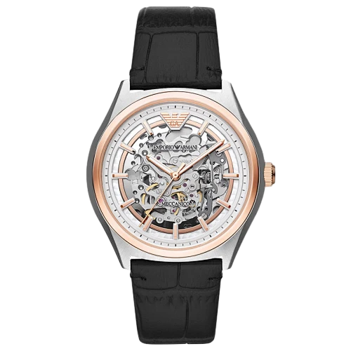 Emporio Armani 阿玛尼皮带镂空男士机械腕表手表AR60018_pixian_ai-花瓣网