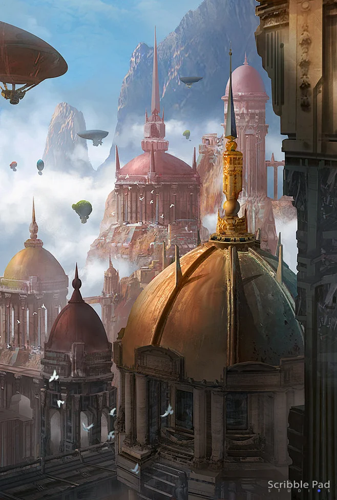 Scribble Pad Studios : Concept Design Studio-花瓣网