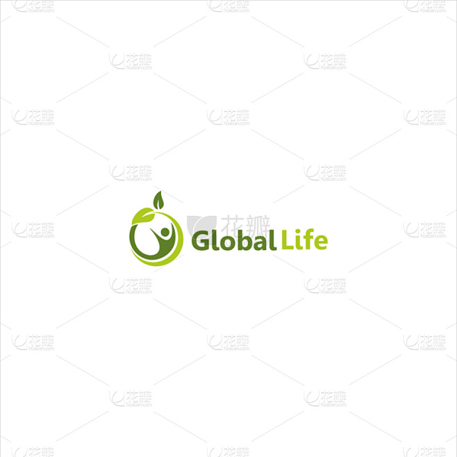 global life logo template