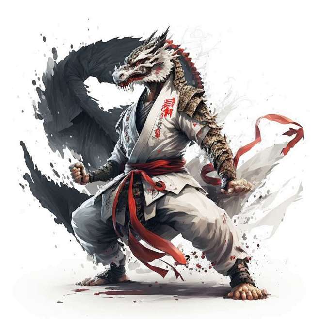 跆拳道版十二生肖 龙