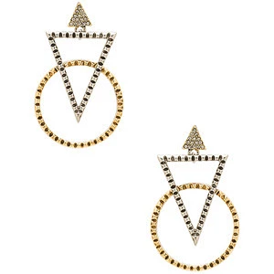 House of Harlow 1960 Nadia Statement Earrings-花瓣网