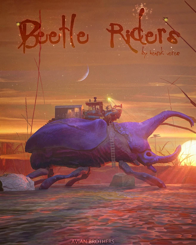 Day 23 - Beetle Riders, Henrik Veres : Support me on Patreon (daily ...