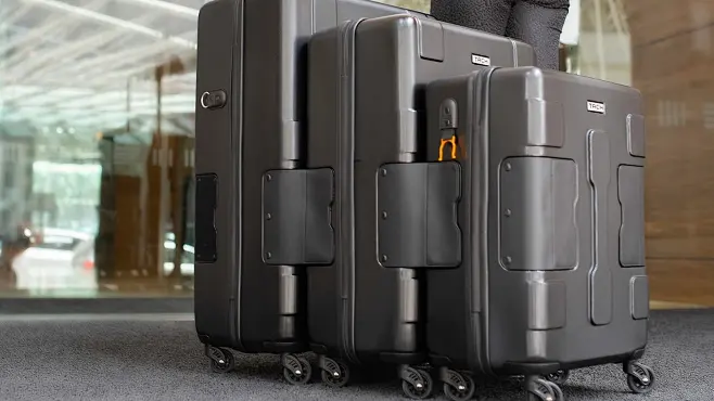 TACH Connectable Luggage patented modern travel system connects and ...