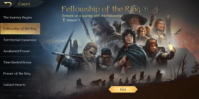 活动界面【指环王：崛起之战 LOTR：RisetoWar】-花瓣网