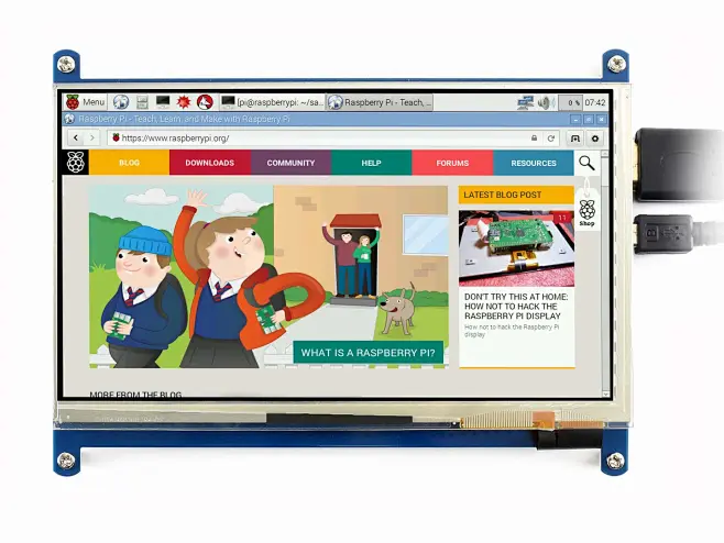 Amazon.com: Waveshare 7 Inch Capacitive Touch Screen LCD(C) 1024 X 600 ...