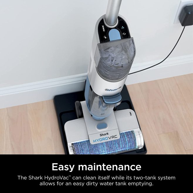 Amazon.com: Shark WD201 HydroVac 无绳 Pro XL 3 合 1 真空吸尘器、拖把和自清洁系统,带抗菌刷卷*和 ...