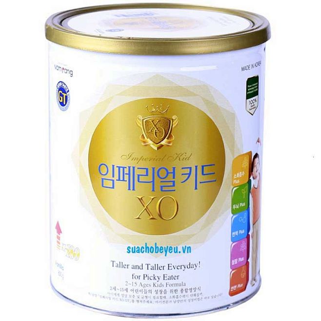 Sữa bột XO Kid Hàn Quốc-800gr, 2-15 tuổi_ Namyang