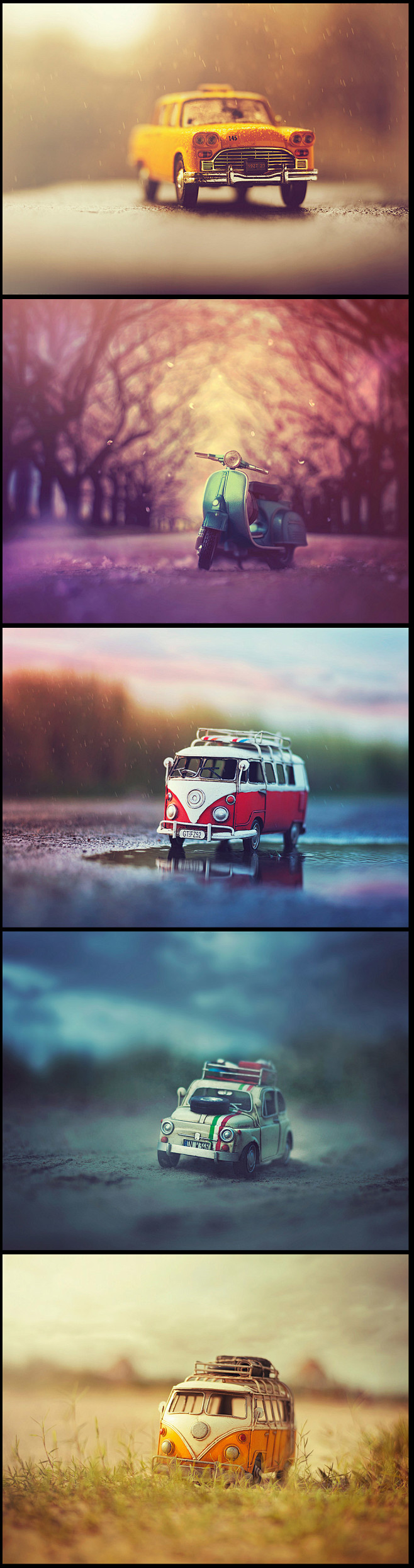 https://www.behance.net/gallery/29572337/Miniature-Cars-Series