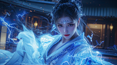 【AI】国风·欧美玄幻-花瓣网|陪你做生活的设计师 | 3D色系女孩(竖)-hzj(4)