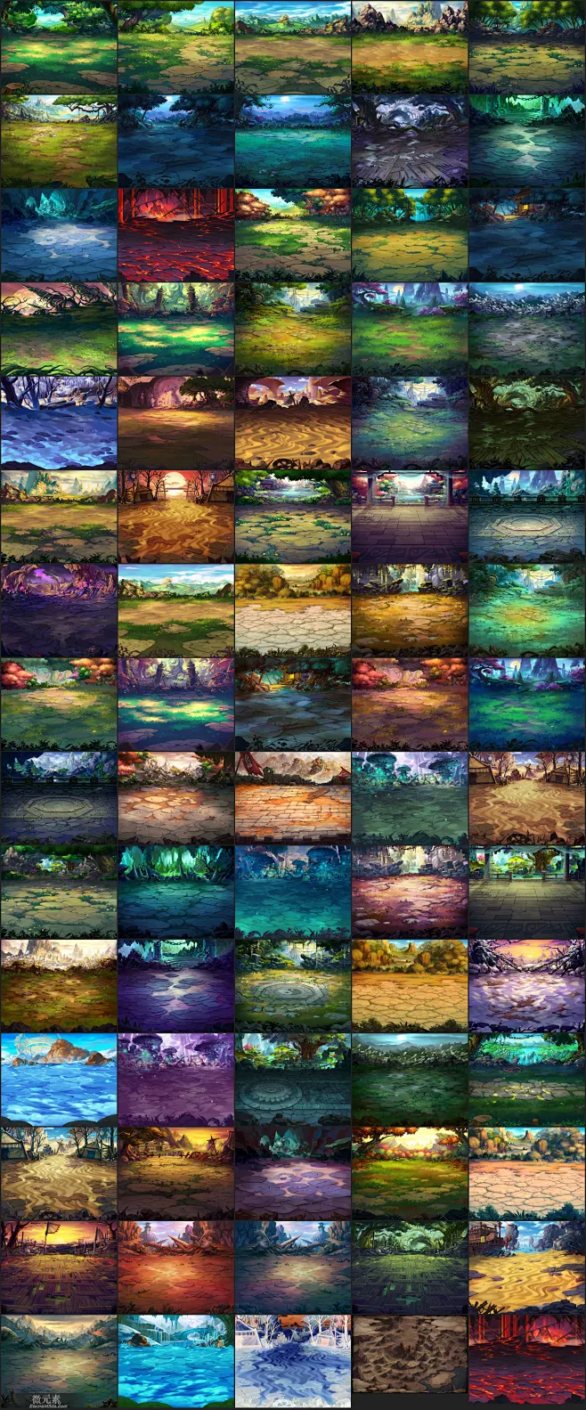 Q版古风题材手游横板地图79P-手游资源-微元素Element3ds - Powered by Discuz!-花瓣网