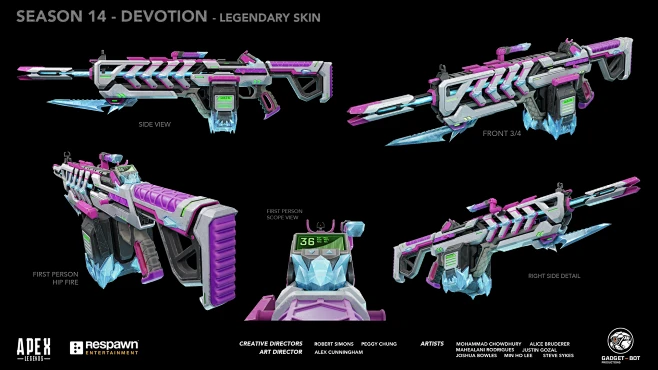 Apex Legends // Devotion Legendary Skin-花瓣网