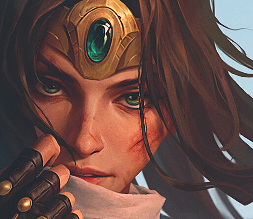 画个练习，希维尔sivir半身pose