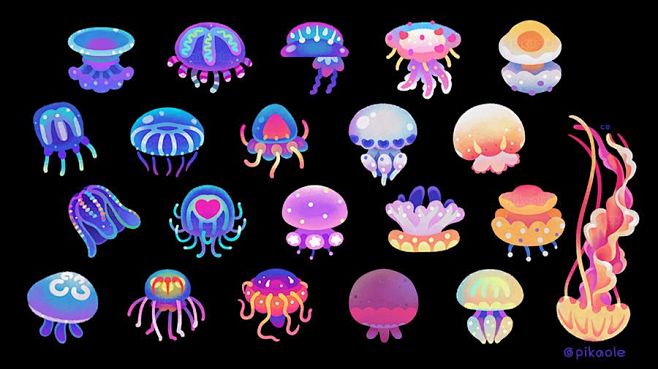 Jellyfish Day by pikaole on DeviantArt Jellyfish Drawing, Jellyfish ...