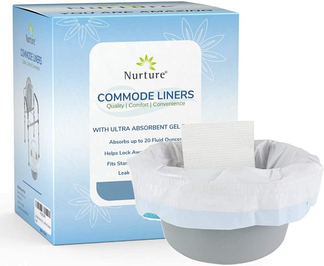 Amazon.com: Ultra-Absorbent Disposable Commode Liners (20 Fl Oz ...