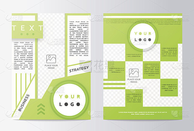 业务手册。手册传单设计。原型首页，后页。