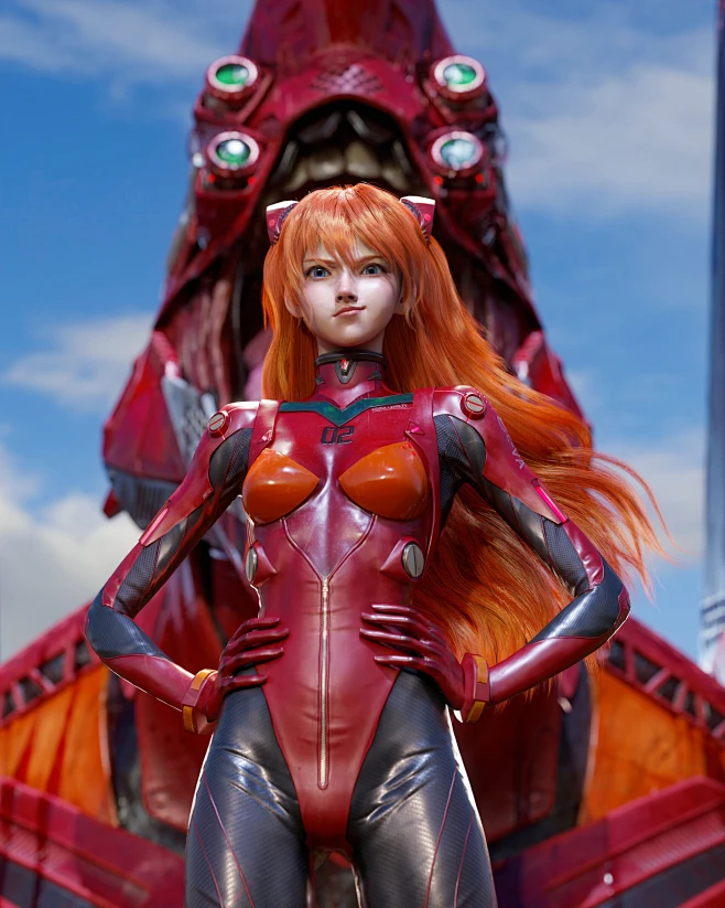 ASUKA_EVA02-花瓣网