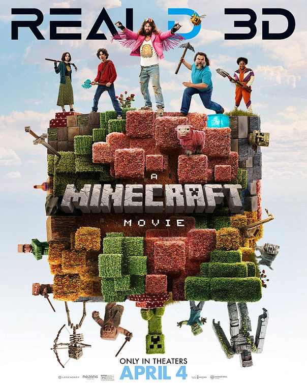 Minecraft: The Movie Movie Poster-花瓣网