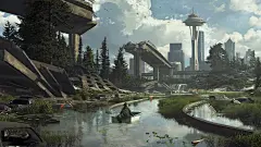 末日废墟插图图片大全-末日废墟插图高清好看的图片--花瓣草莓vivi的画板