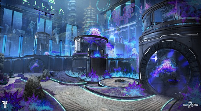 科幻室内场景气氛图科幻室内场景原画科幻场景原画科幻气氛图来自cgbook.cn (694)