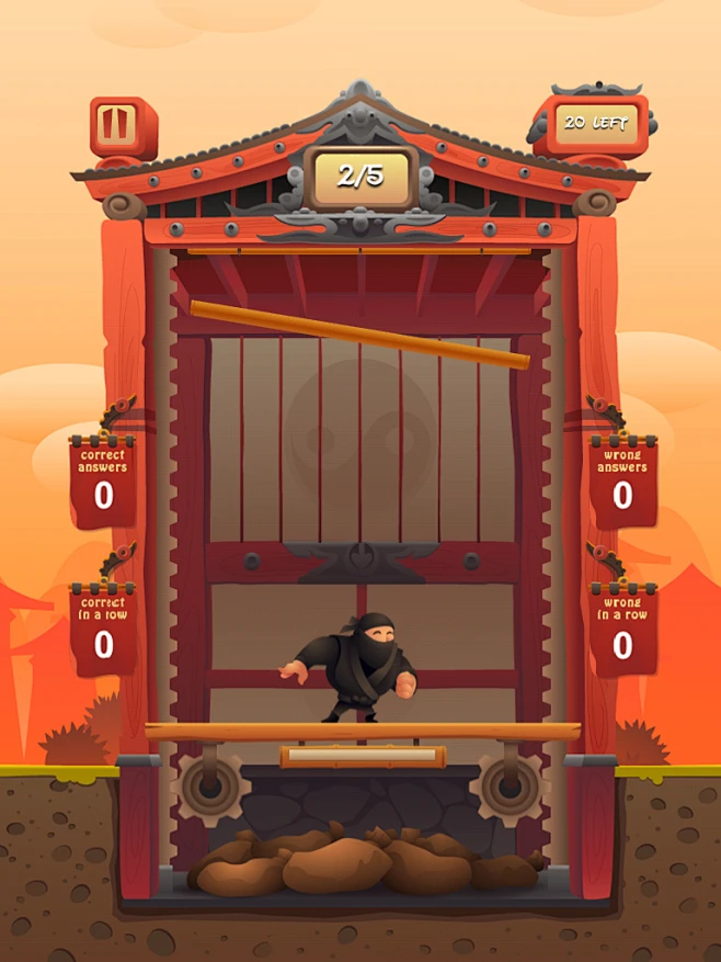 Fraction Ninja - Fgfactory : Students learn to represent fractions ...