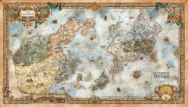 Octopath Traveler Maps-花瓣网