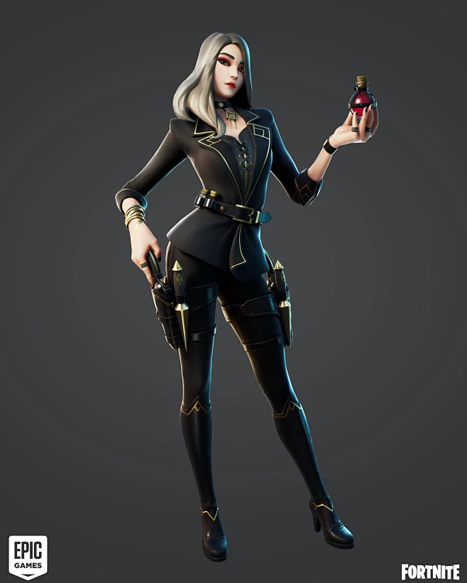 Fortnite Siren Skin, Zulong He : Fortnite Siren Skin Model Textures and ...